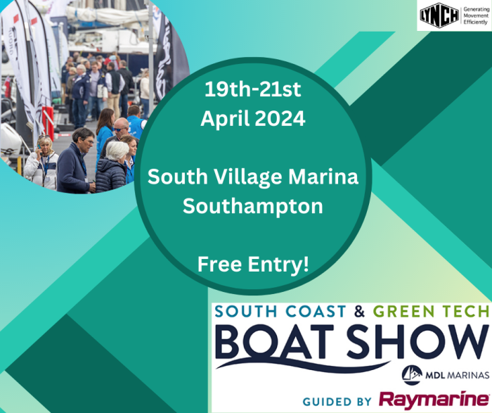 Lynch Motor Company Returns To The South Coast and Green Tech Boat Show ...